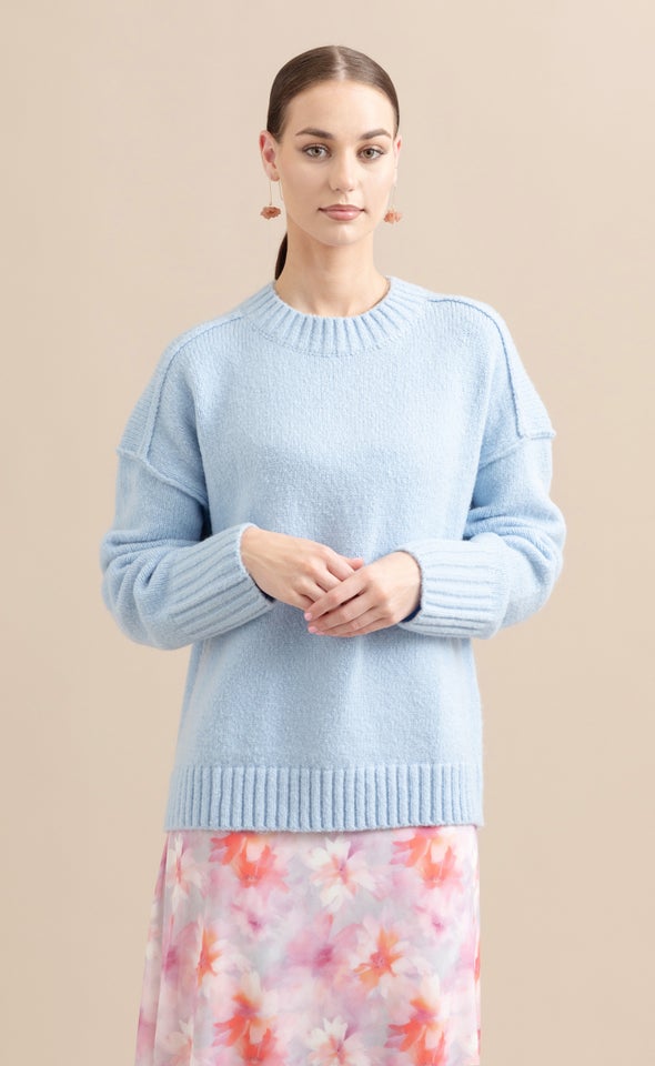 Oversized Round Neck Sweater | Pagani