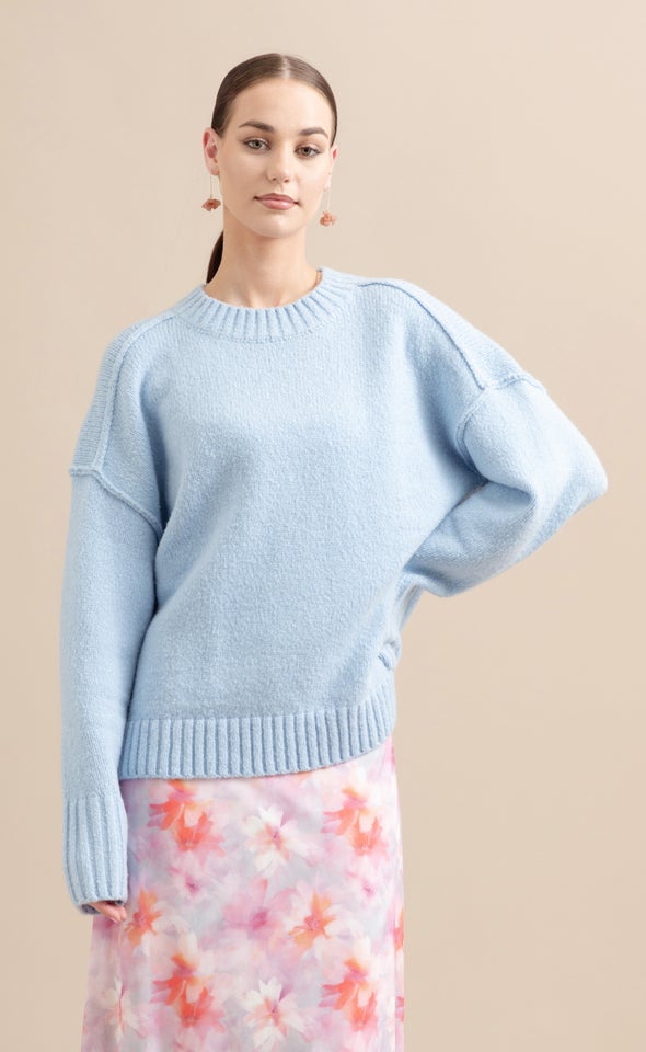 Oversized Round Neck Sweater | Pagani
