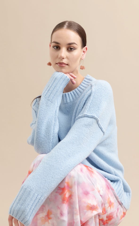 Oversized Round Neck Sweater | Pagani